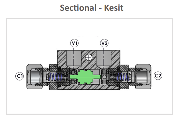 HVRCK - Double Acting Pilot Check Valve